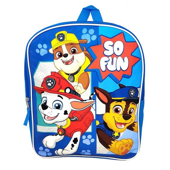Paw Patrol | Accessories | Paw Patrol Backpack 5 Chase Marshall Rubble ...
